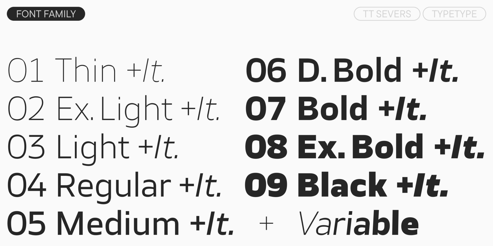 TT Severs الخط - تنزيل الإصدار التجريبي المجاني وشرائه | TypeType®