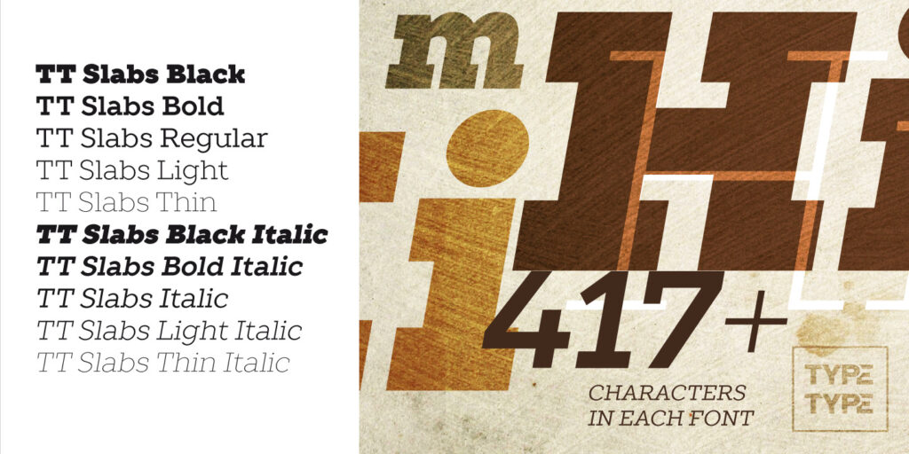 Slab Serif Schriften | TypeType®