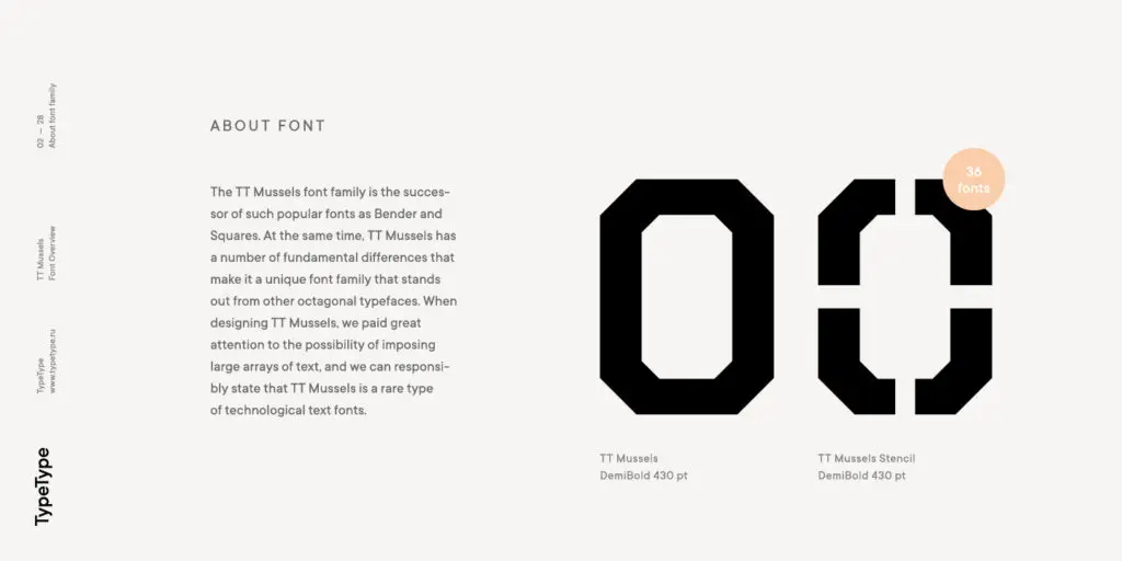 Fuente TT Mussels | TypeType®