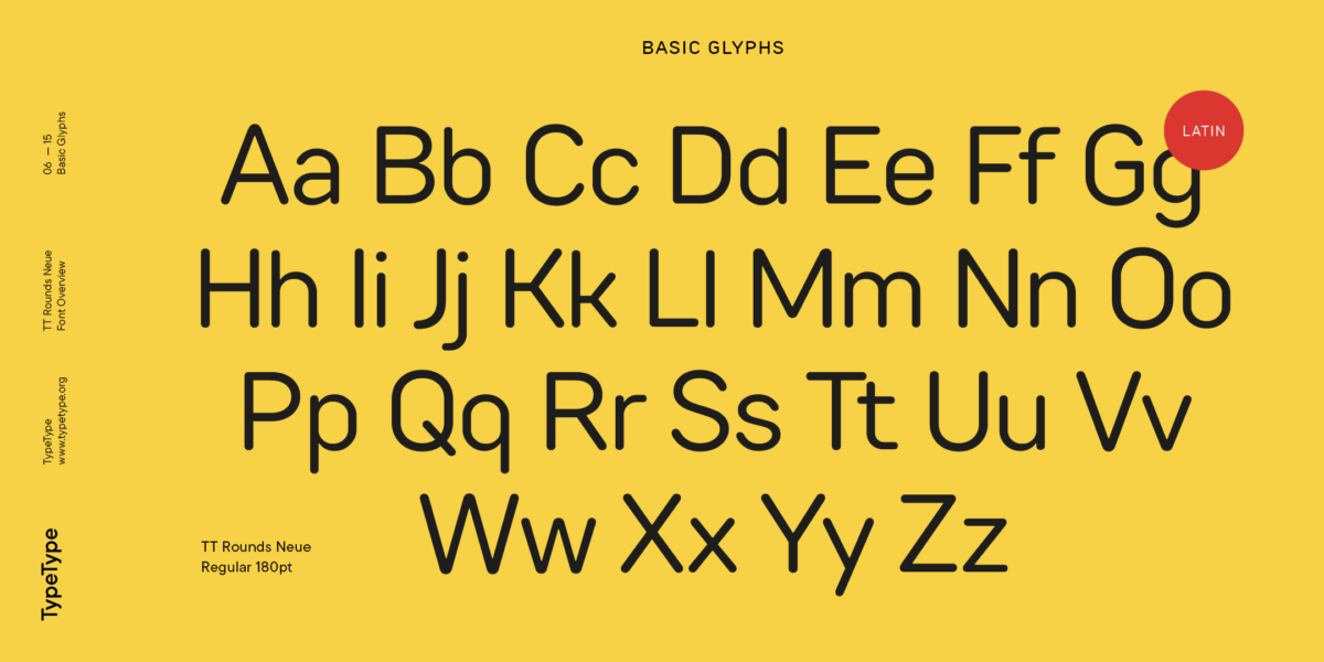 Fuente TT Rounds Neue: descarga la prueba gratuita y compra | TypeType®