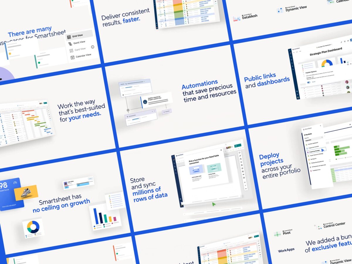 Smartsheet - branding font design | TypeType®