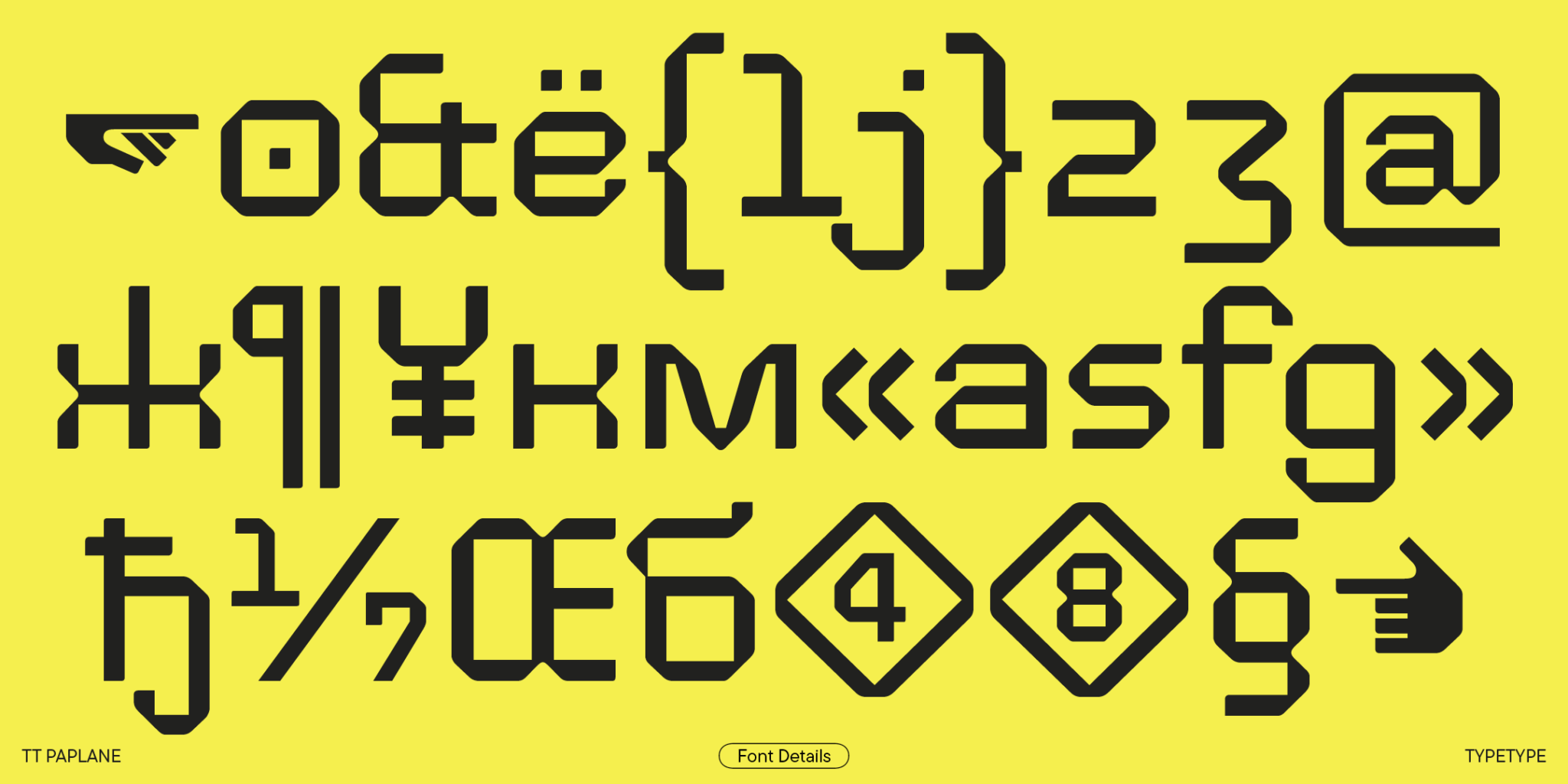 TT Paplane Font - Download Free Trial & Buy | TypeType®