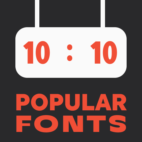 Popular fonts | TypeType®