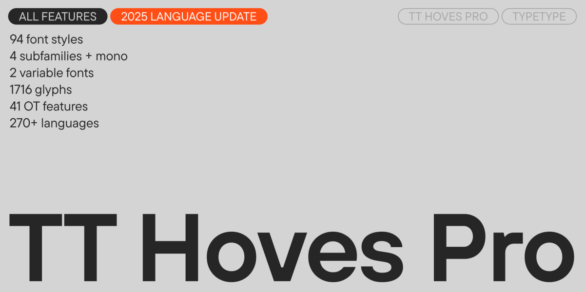 Panel Fonts | TypeType®