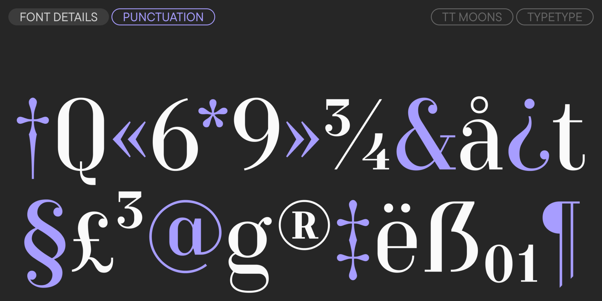 TT Moons Font - Download Free Trial & Buy | TypeType®