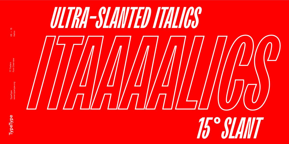 TT Trailers Font - Download Free Trial & Buy | TypeType®