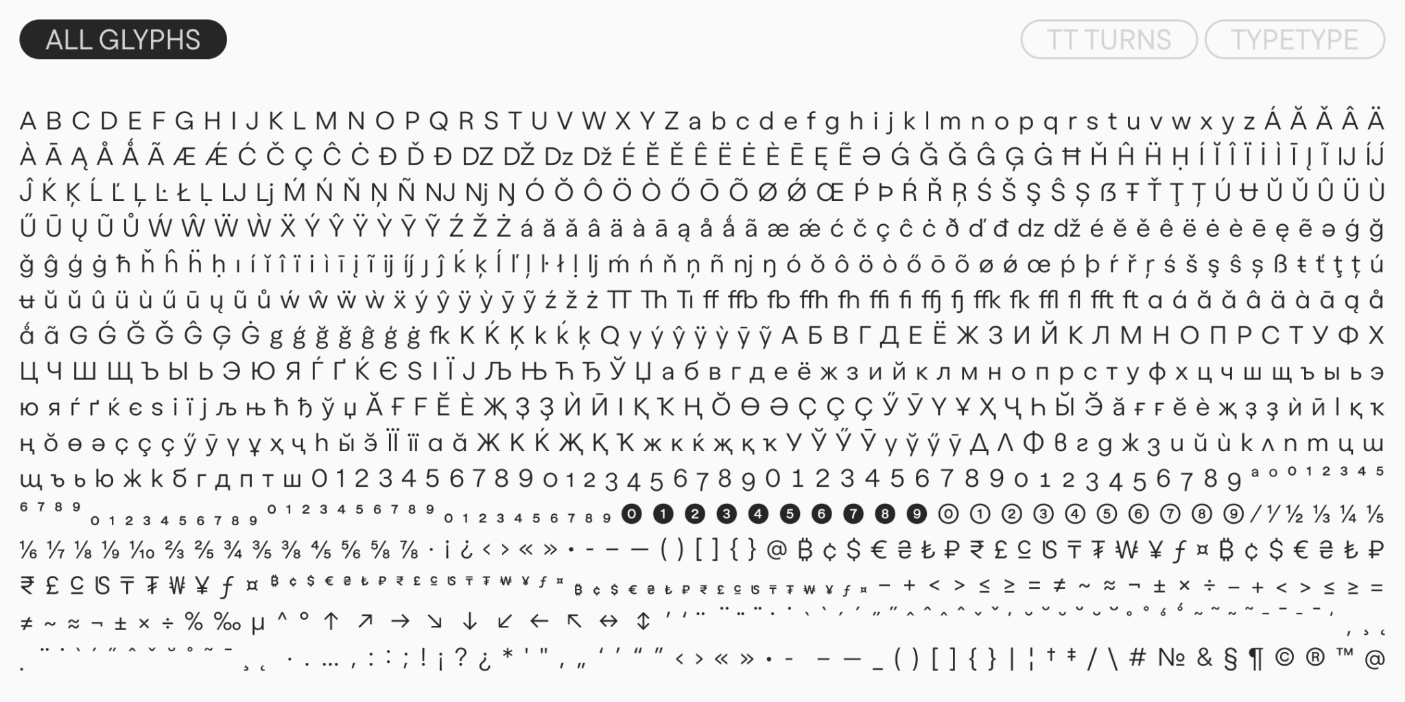 TT Turns Font - Download Free Trial & Buy | TypeType®